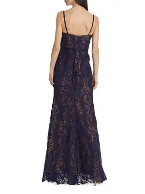 Marchesa Lace Sweetheart Mermaid Gown