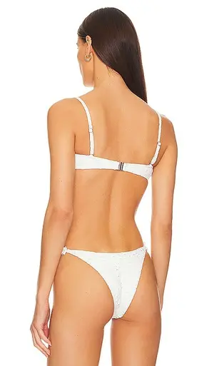 MORE TO COME Amelia Ruffle Bikini Top