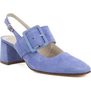 AMALFI BY RANGONI Selva Slingback Pump - Blu Iris Heel Buckle