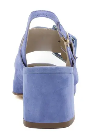 AMALFI BY RANGONI Selva Slingback Pump - Blu Iris Heel Buckle