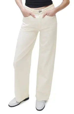 RAG & BONE Rag & Bone Featherweight Logan Wide-Leg Jeans