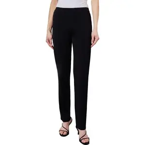 Ming Wang Straight Leg Knit Pants