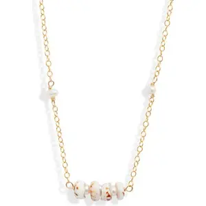KIARA BY KI-ELE Ki-ele Michelle Shell & Freshwater Pearl Necklace - Gold