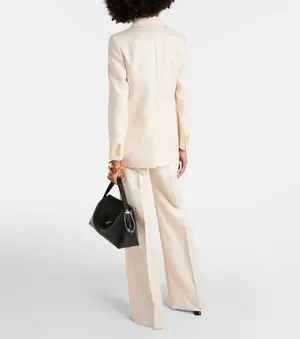 Max Mara Boemia Linen Twill Blazer - White