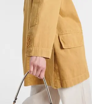 Max Mara Dizzy Oversized Blazer - Yellow