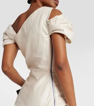 Maticevski Amber Draped Midi Dress - White