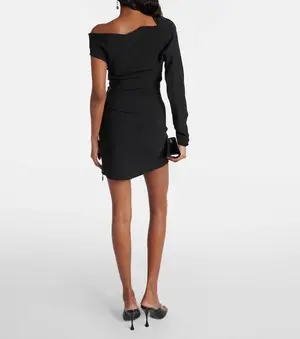 Maticevski Aroma Draped Mini Dress