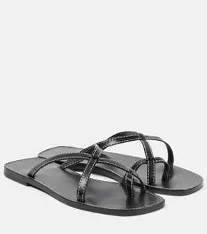 THE ROW Link Leather Sandals