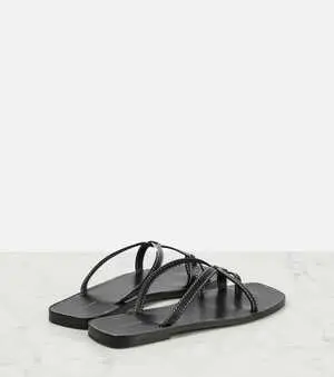 THE ROW Link Leather Sandals