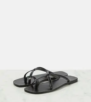 THE ROW Link Leather Sandals