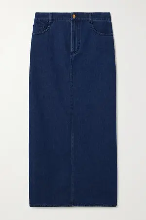 Tove Sera Denim Midi Skirt - Blue