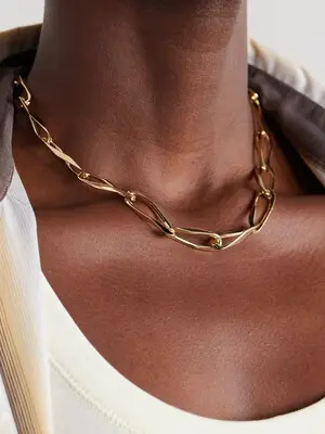 MARIE LICHTENBERG Gourmette 18-karat Diamond Necklace