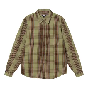 StÜssy Laguna Plaid Shirt 'olive - Green