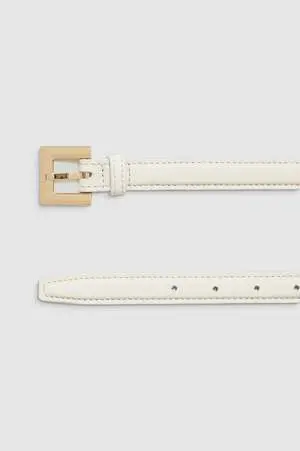 ANINE BING Nicola Leather Belt - 14k Gold