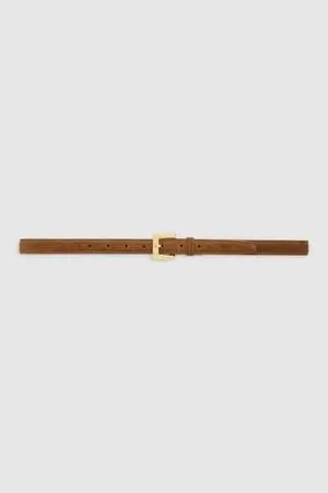 ANINE BING Nicola Leather Belt - Tobacco