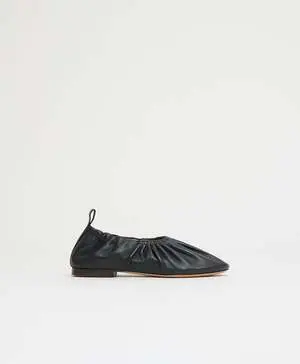 MANSUR GAVRIEL Ruched Ballerina - Black