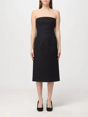 Sportmax Strapless Dress - Black