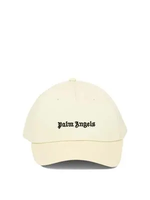 Palm Angels Palm Angels Classic Logo Baseball Cap Beige