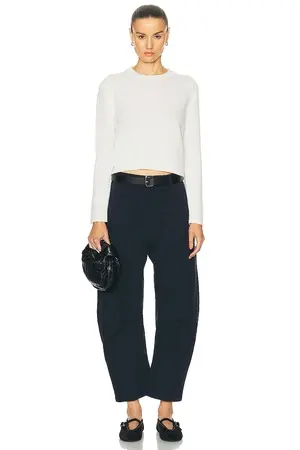 NILI LOTAN Long Sleeve Cashmere Sweater