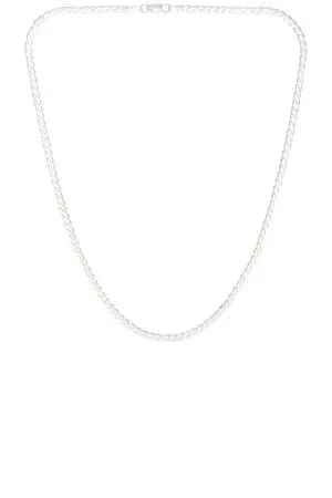 LOREN STEWART Serpentine Chain Necklace - Sterling Silver