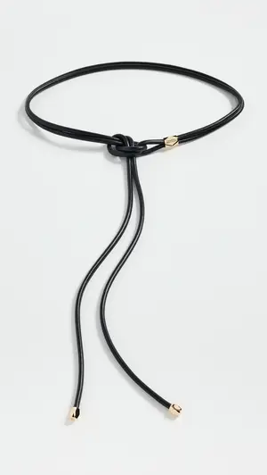 Isabel Marant Étoile Silvia Leather Belt - Black/gold