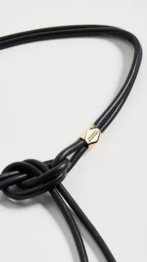Isabel Marant Étoile Silvia Leather Belt - Black/gold