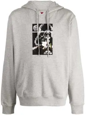 MOSTLY HEARD RARELY SEEN War In The Stars Graphic Hoodie - Grey