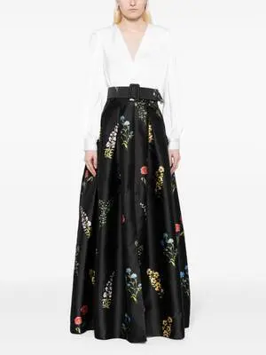 Sachin & Babi Zoe Colour-block Gown