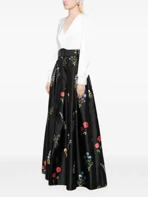 Sachin & Babi Zoe Colour-block Gown
