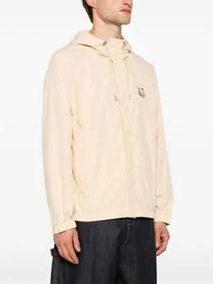 Maison Kitsuné Chillax Fox Hooded Windbreaker - Neutrals