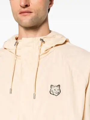 Maison Kitsuné Chillax Fox Hooded Windbreaker - Neutrals