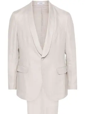Boglioli Single-breasted Linen Suit
