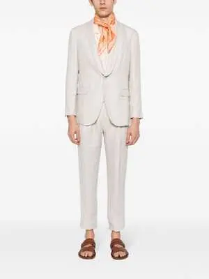 Boglioli Single-breasted Linen Suit
