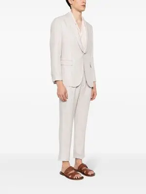 Boglioli Single-breasted Linen Suit