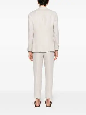Boglioli Single-breasted Linen Suit