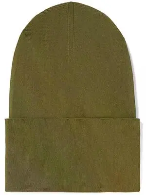JIL SANDER Turn-up Ribbed Bucket Hat - Green
