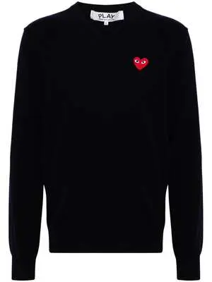 Play Comme Des Garcon Trimmed Knitwear For Men
