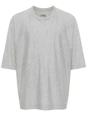 Issey Miyake Plain Cotton T-shirt - Grey
