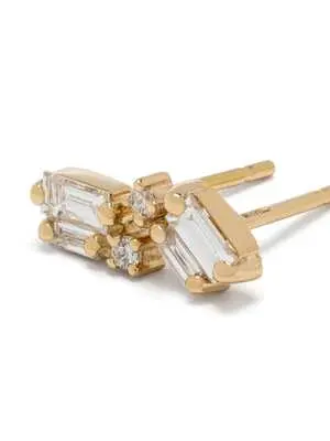 SUZANNE KALAN 18kt Yellow Diamond Stud Earrings - Gold