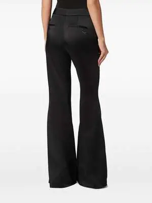 Philipp Plein Flared Satin Trousers