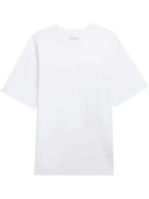 AGNES B. Christof Logo-print Cotton T-shirt - White
