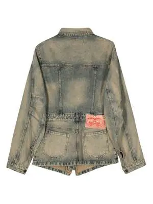 EGONLAB Cut-out Detail Denim Jacket