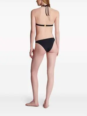 Balmain Logo-print Triangle Bikini Set
