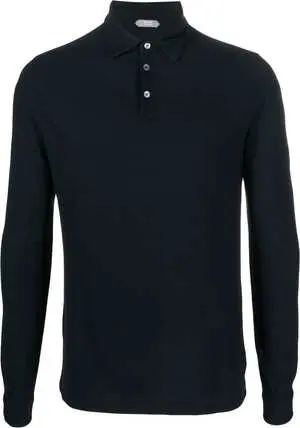 ZANONE Ice Cotton Polo Shirt - Blue