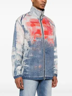 DIESEL® D-krap Devoré-effect Jacket