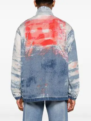 DIESEL® D-krap Devoré-effect Jacket