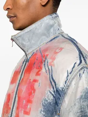 DIESEL® D-krap Devoré-effect Jacket