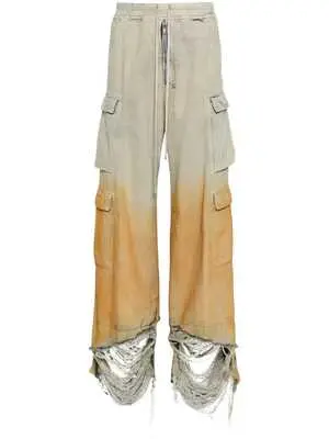 Rick Owens Double Cargo Jumbo Belas Wide-leg Jeans - Blue