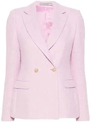Tagliatore Double-breasted Bouclé Blazer