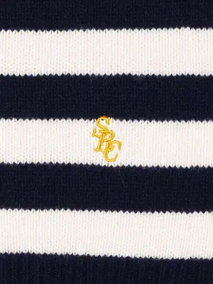 SPORTY & RICH Striped Wool Jumper
